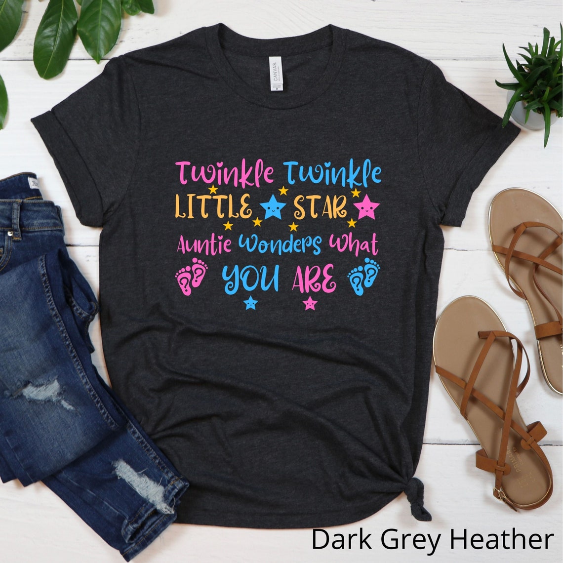 Family Twinkle Twinkle Little Star Shirt, Grandparents Gender Reveal ...