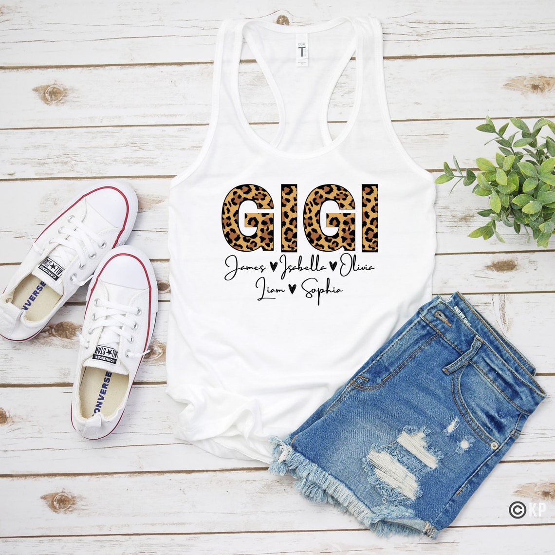 Personalized Gigi Shirt With Grandkids Name Mothers Day - Etsy