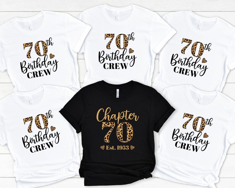 Custom Birthday Shirt 70th Birthday Shirt Chapter 70 - Etsy