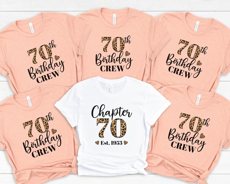 Custom Birthday Shirt 70th Birthday Shirt Chapter 70 - Etsy