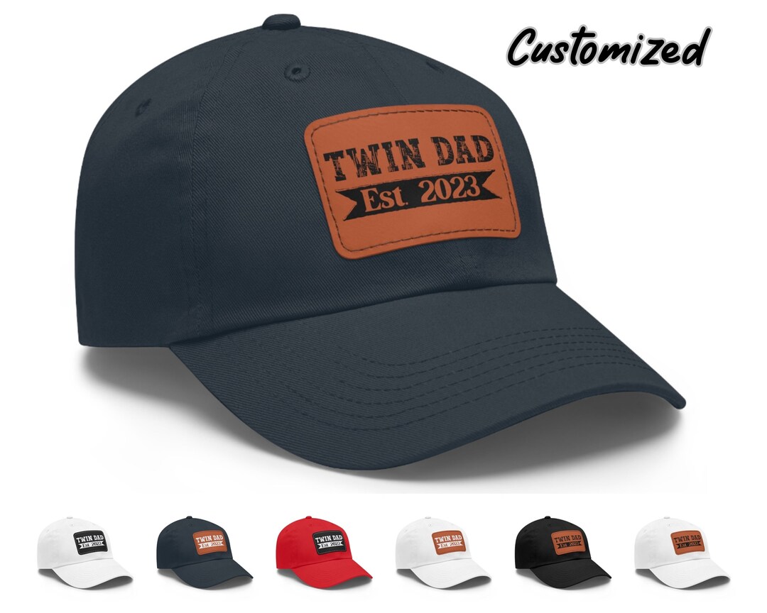 Personalized Twin Dad Est Hat, Fathers Day Hat, Twin Daddy Hat, Gift ...