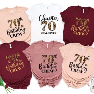 Custom Birthday Shirt, 70th Birthday Shirt, Chapter 70 Birthday Shirt ...
