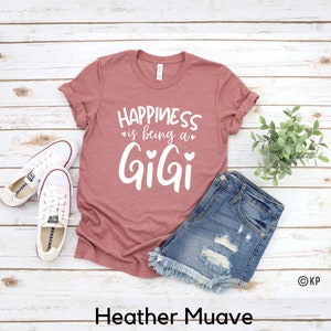 Happiness is Being A Gigi Shirt, Gigi and Baby Shirt, Matching Grandma ...