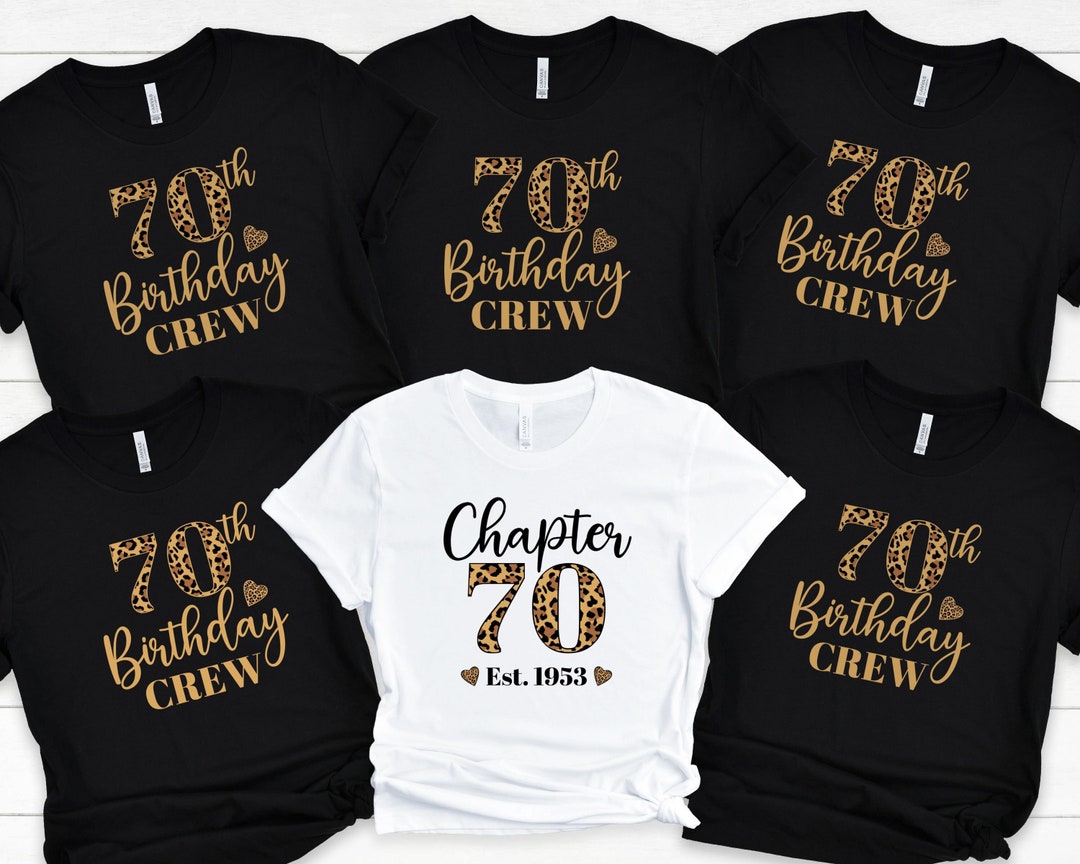 Custom Birthday Shirt, 70th Birthday Shirt, Chapter 70 Birthday Shirt ...