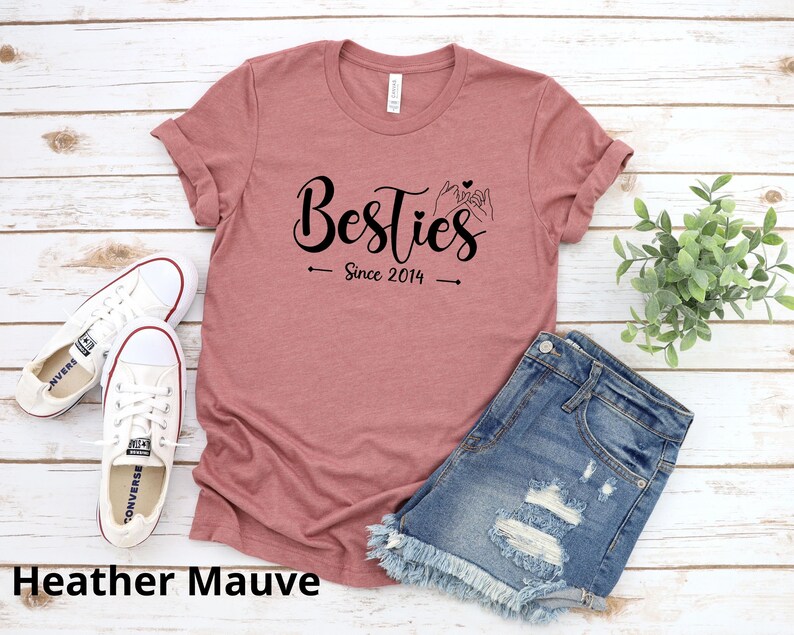Besties Since Shirt, Personalized Besties Tee, Best Friends Shirt, BFF ...
