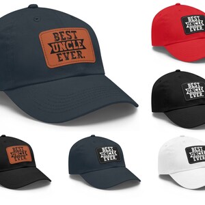 Custom Best Uncle Ever Hat, Fathers Day Hat, Pregnancy Announcement ...