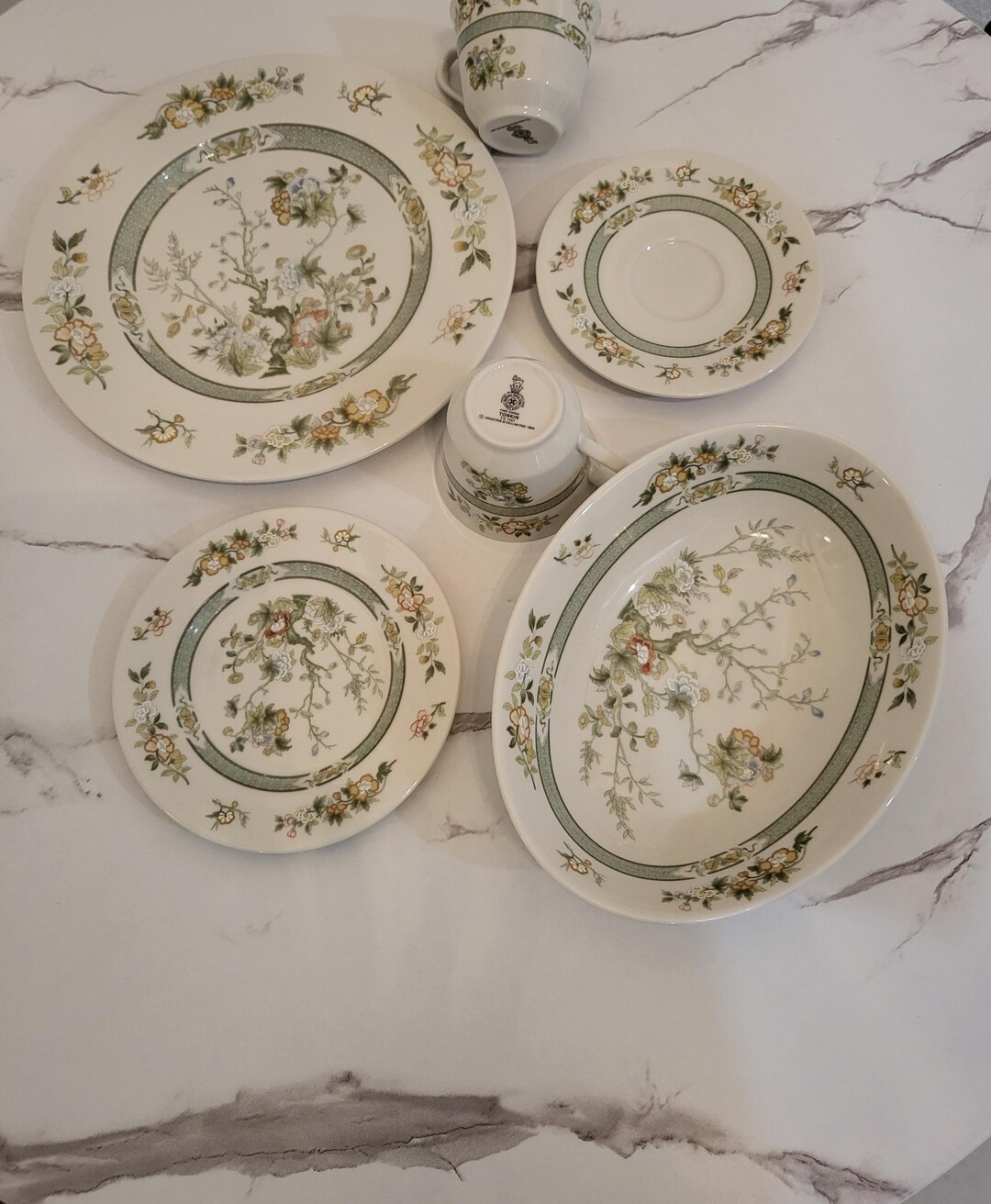 Royal Doulton Tonkin Porcelain Fine China , Plates, Tea Cup, Saucer - Etsy