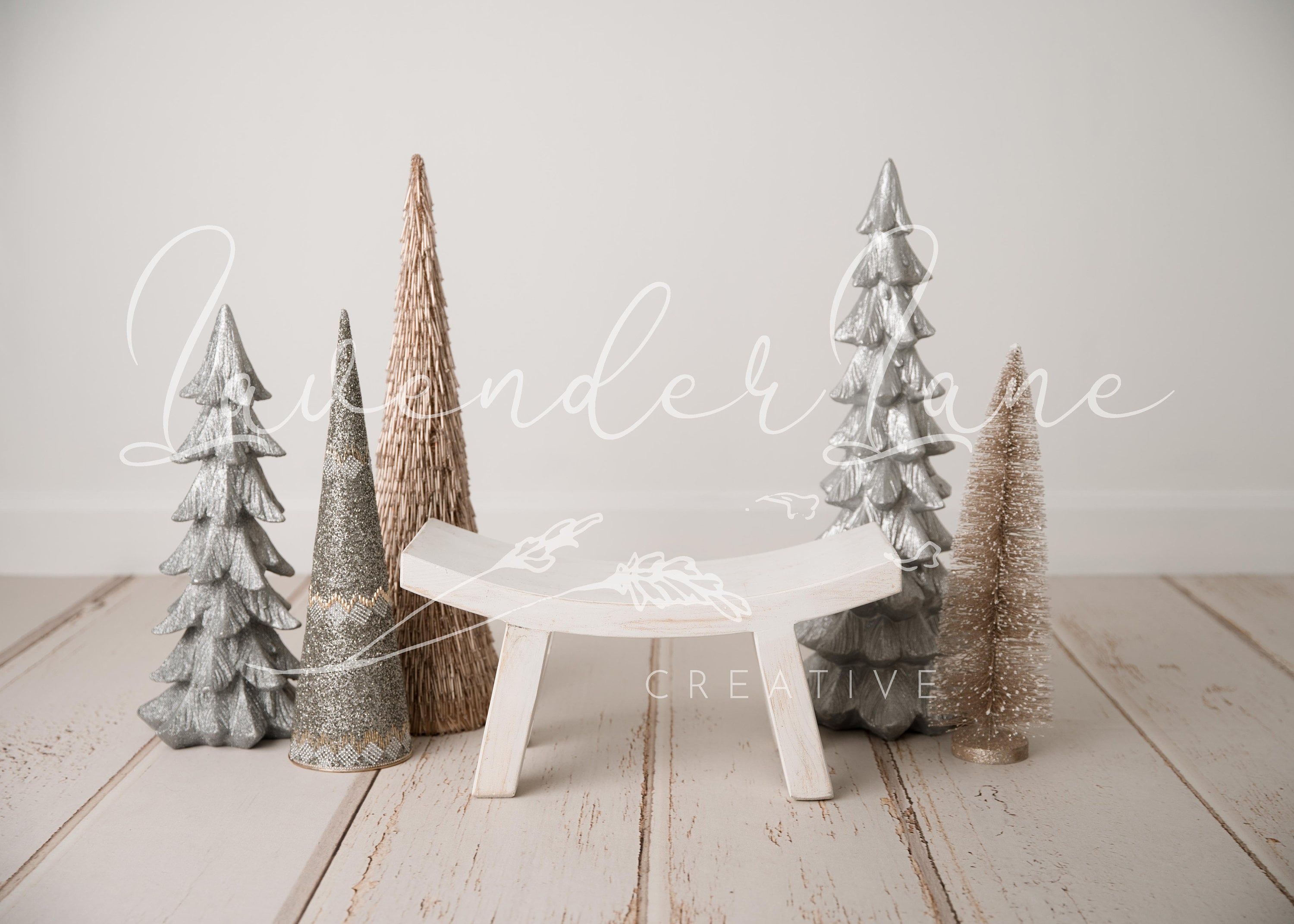 Winter Wonderland Digital Backdrop Set Christmas Trees - Etsy