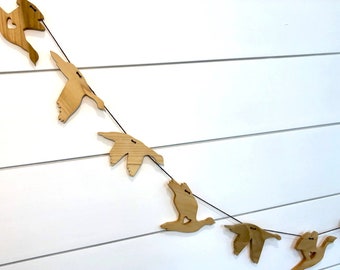 Wooden Geese Wall Decor - Etsy