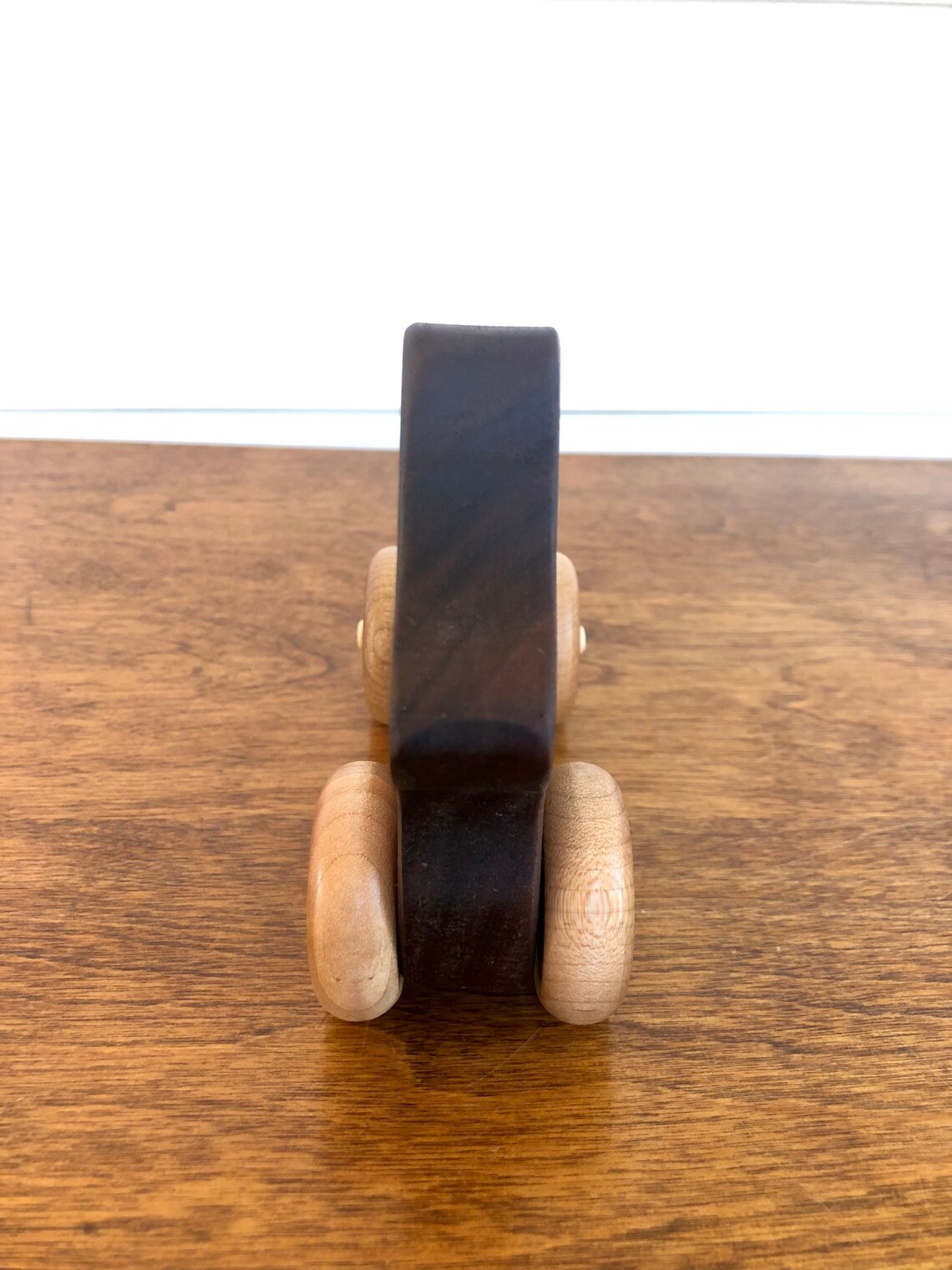 Bunny Rabbit Wooden Push Toy Rabbit Car, Salvaged Wood - Etsy