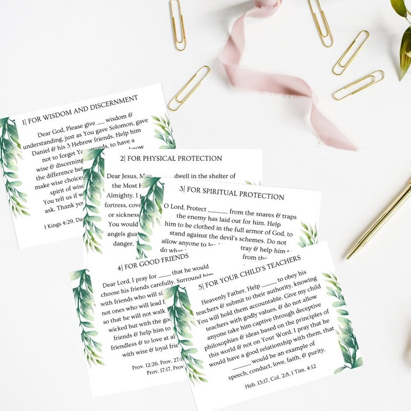 Prayer Cards - Etsy