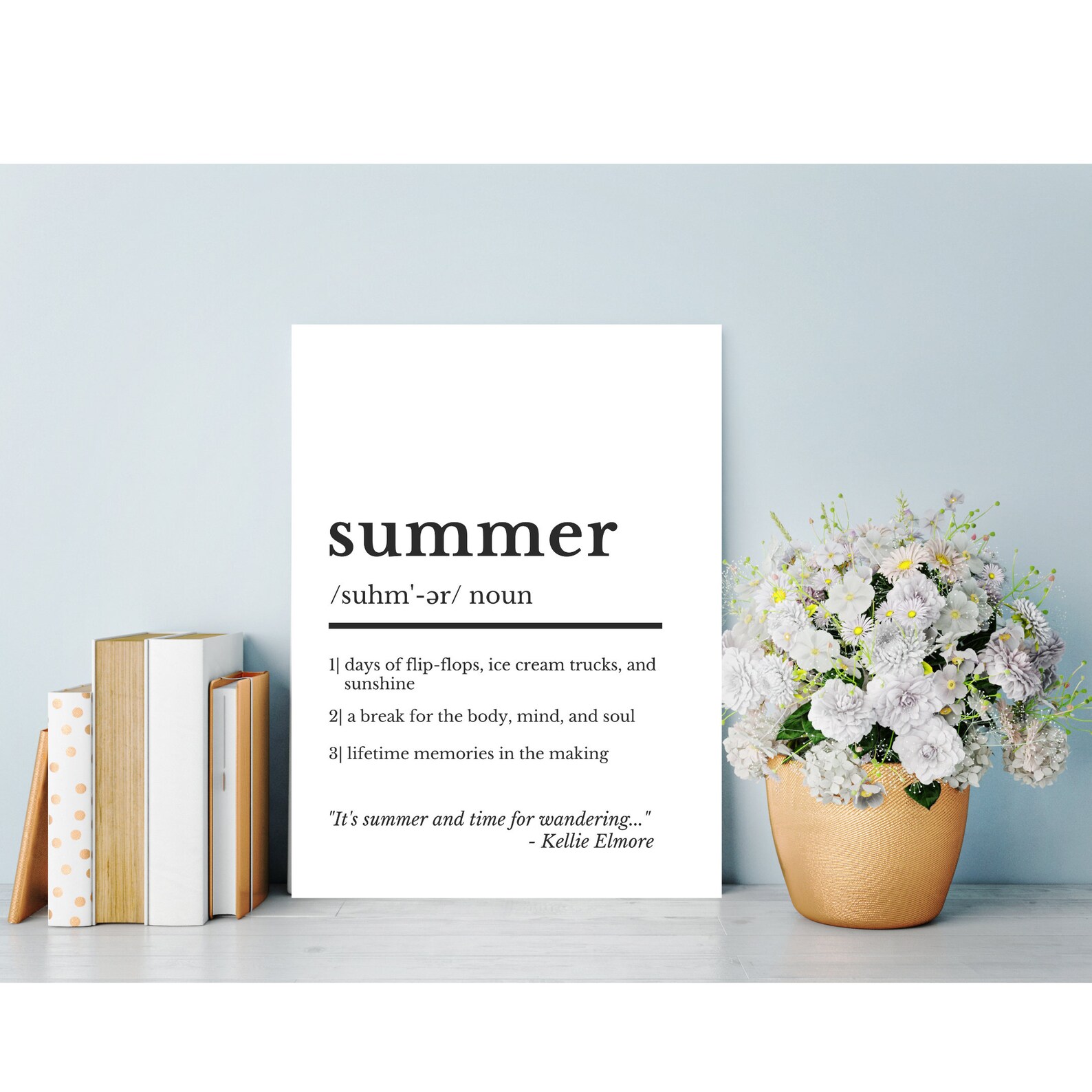Summer Definition Print Dictionary Print Summer Printable - Etsy
