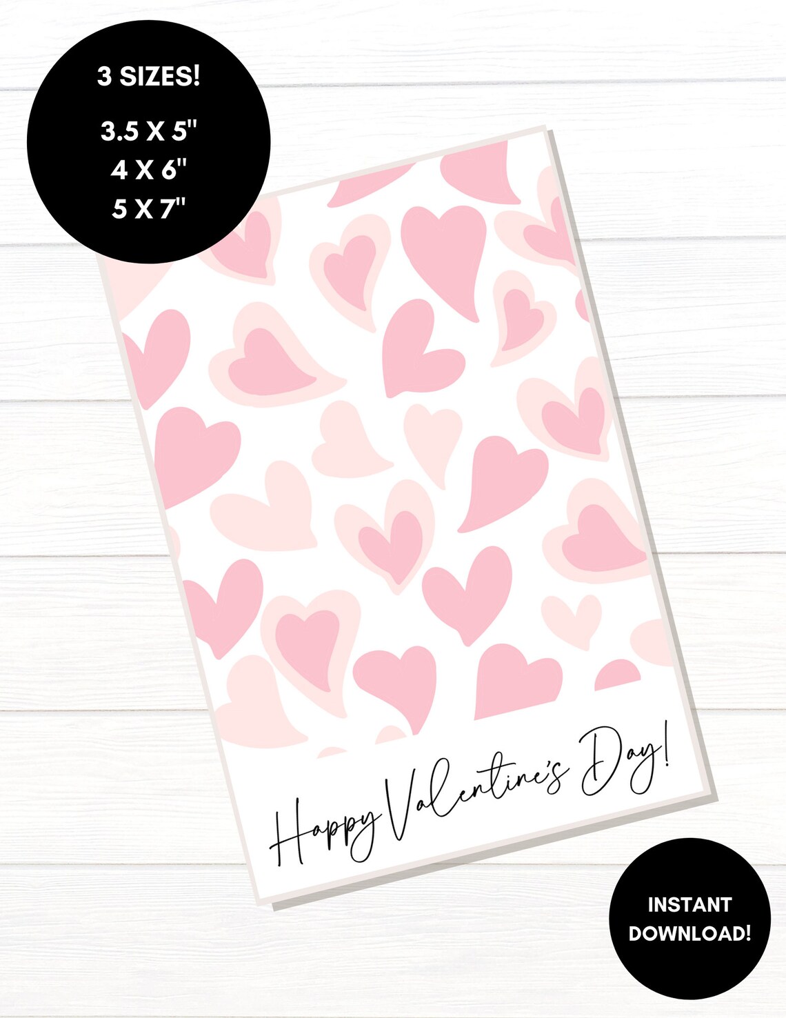 Cookie Cards Valentine's Day Printable Valentine Cards | Etsy