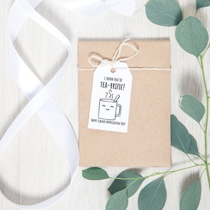 Mother's Day Gift Tag, Father's Day Gift Tag, Coffee Gift Tag Printable ...