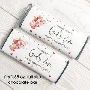 Christian Valentine Candy Bar Wrapper Printable, Scripture Treat for ...