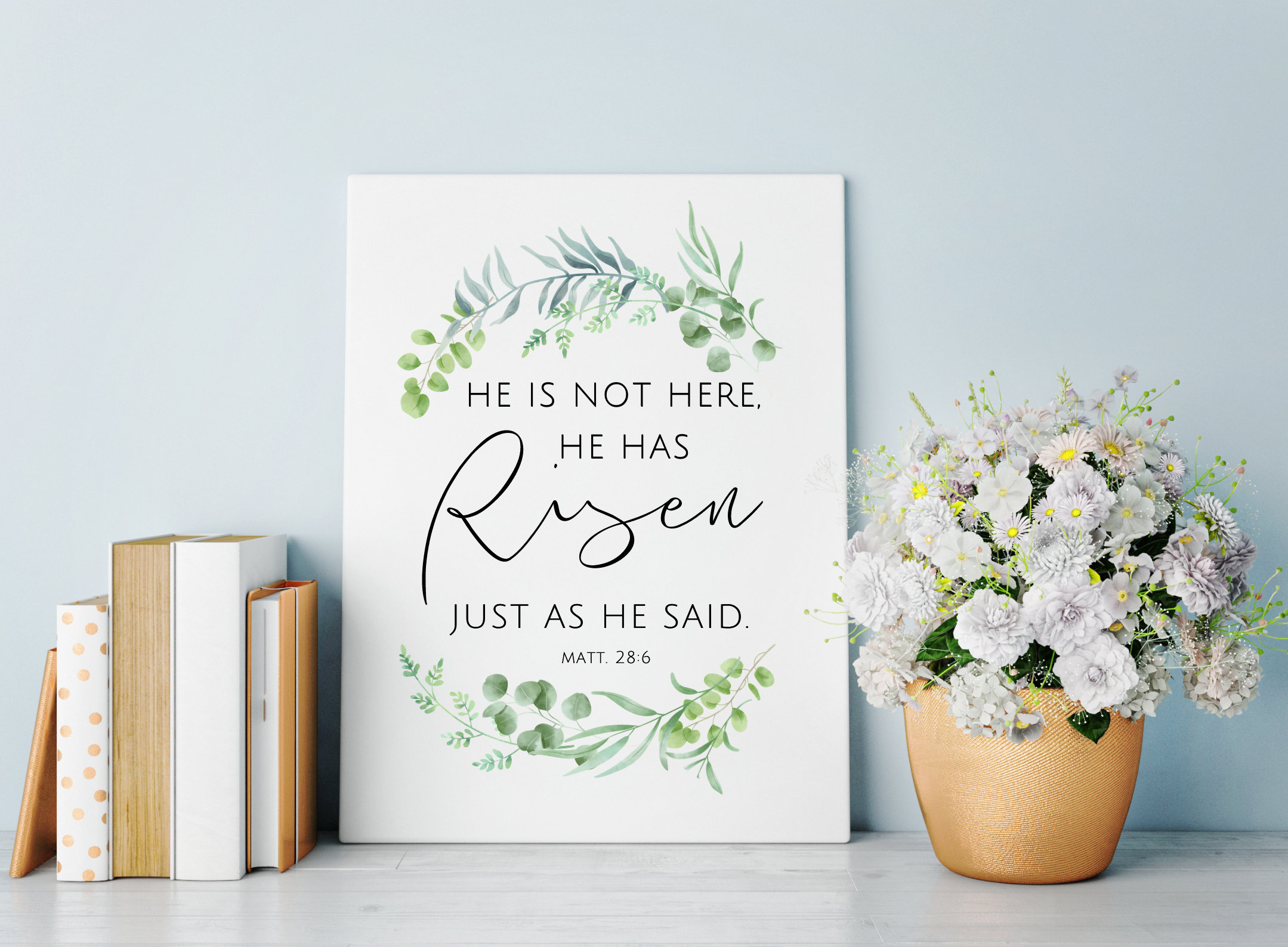 He is Not Here He is Risen, Matthew 28 6, Easter Resurrection, Easter ...