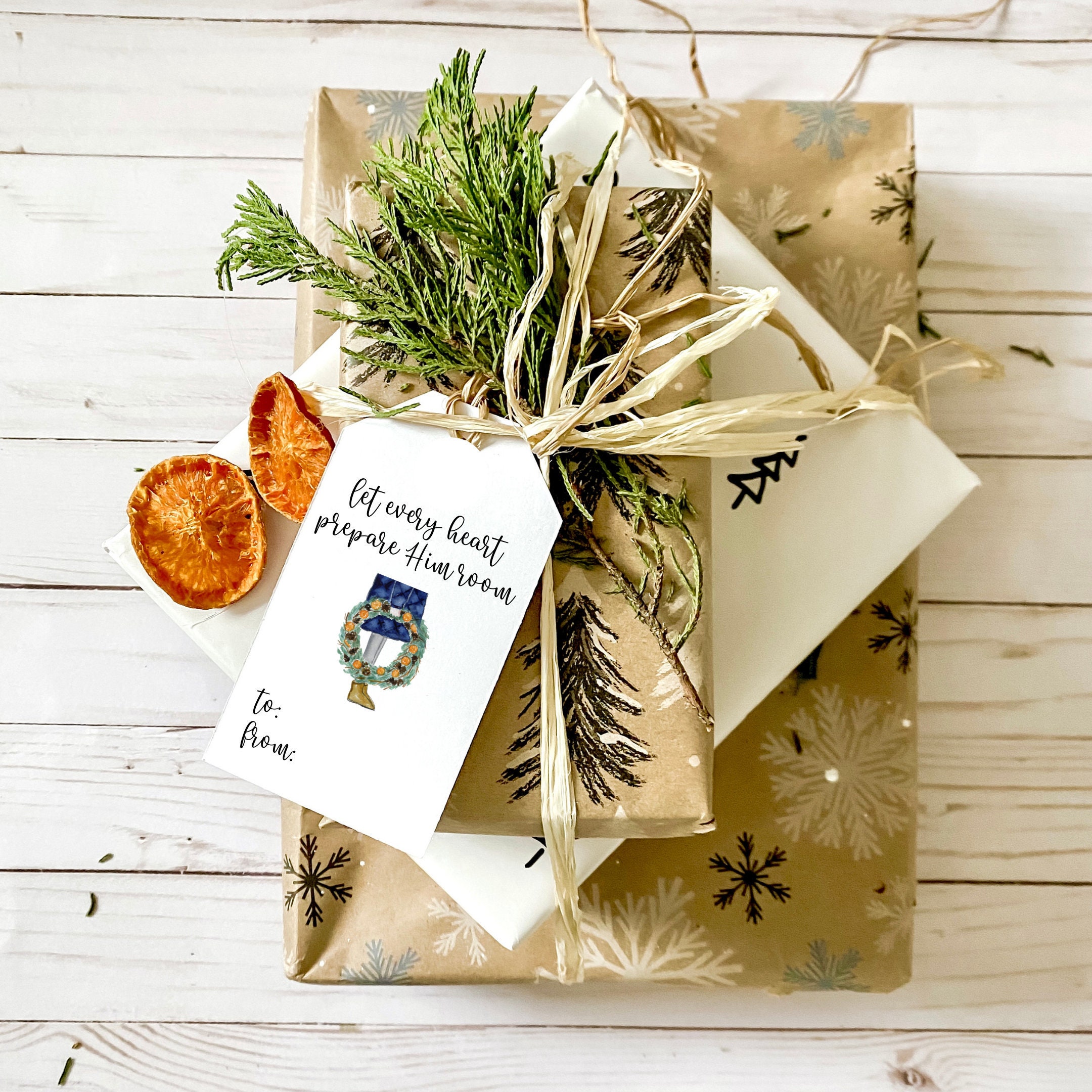 Christian Christmas Gift Tags, Printable Christmas Tags, Christmas ...