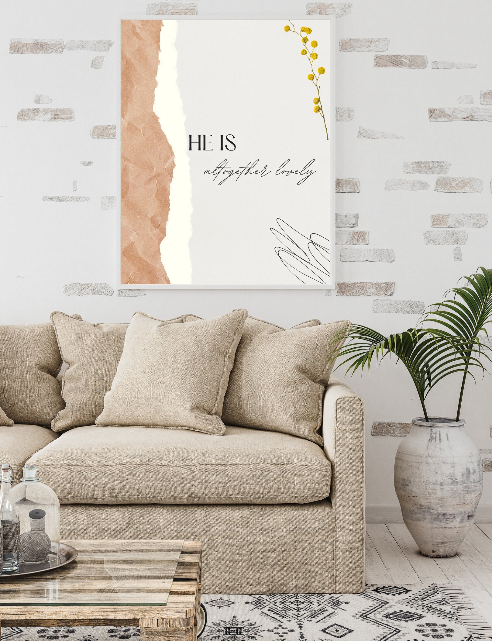 Christian Boho Wall Art Worship Song Printable Christian | Etsy