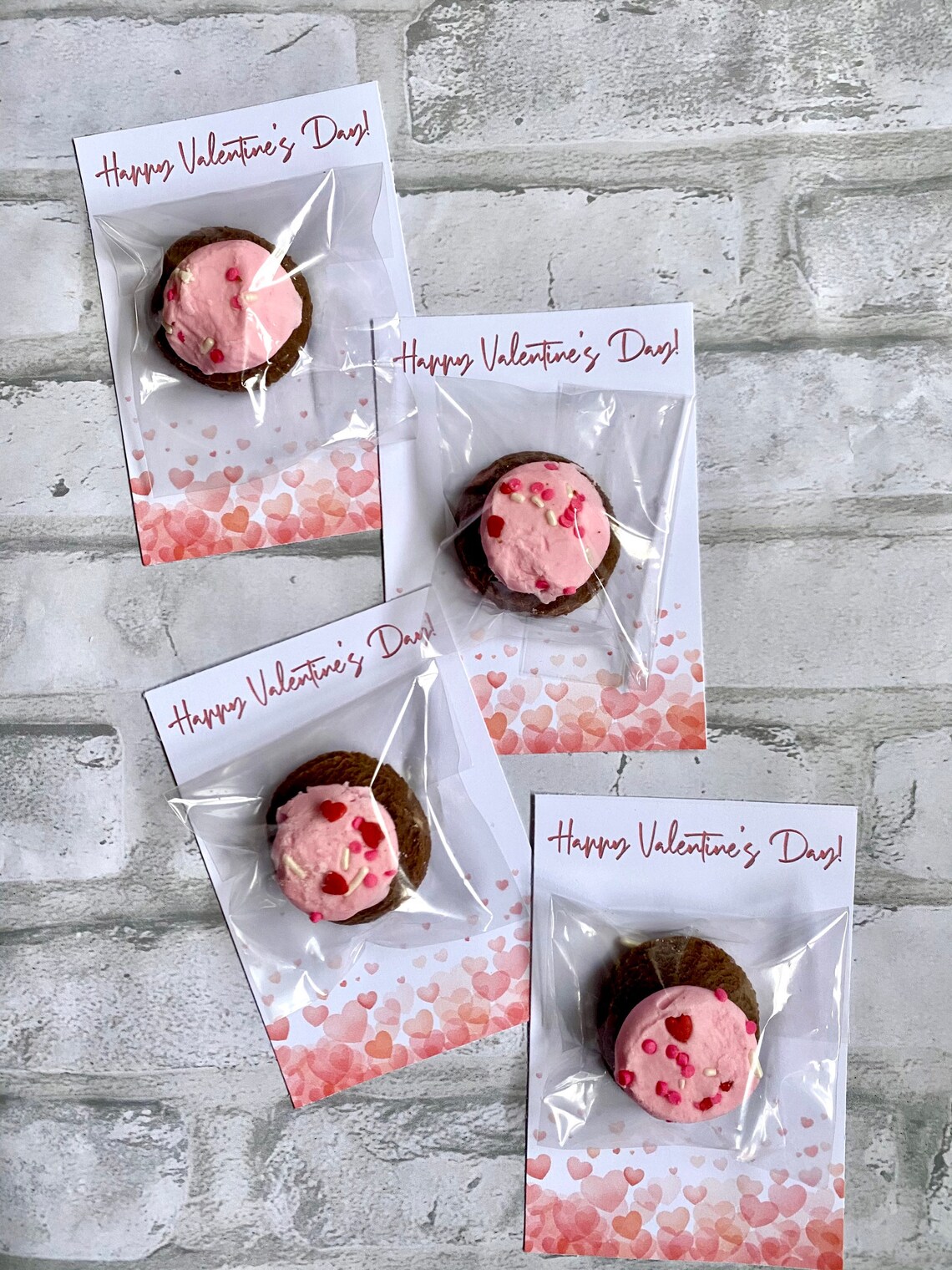 Printable Valentine Cards, Cookie Cards Valentine’s Day, Valentine ...