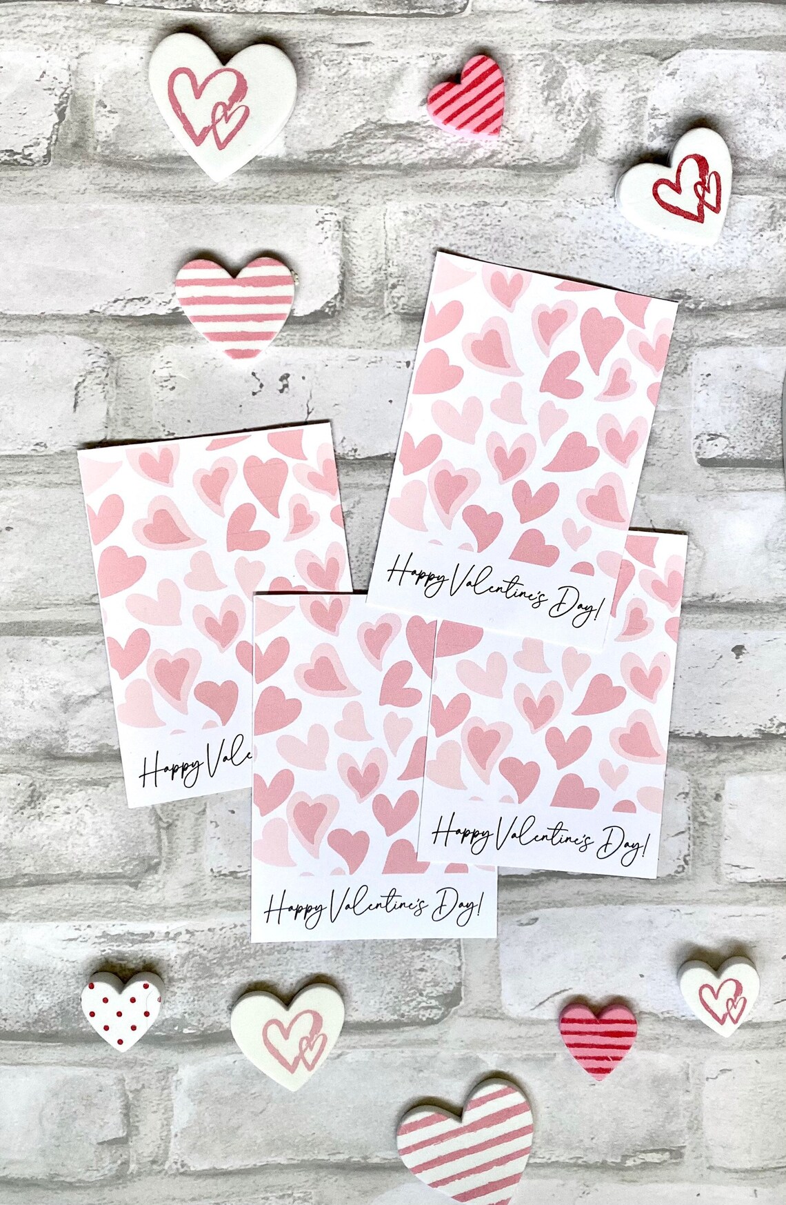 Cookie Cards Valentine's Day Printable Valentine Cards | Etsy