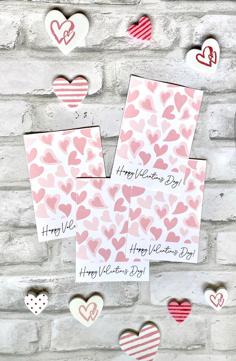 Cookie Cards Valentine's Day, Printable Valentine Cards, Valentine ...