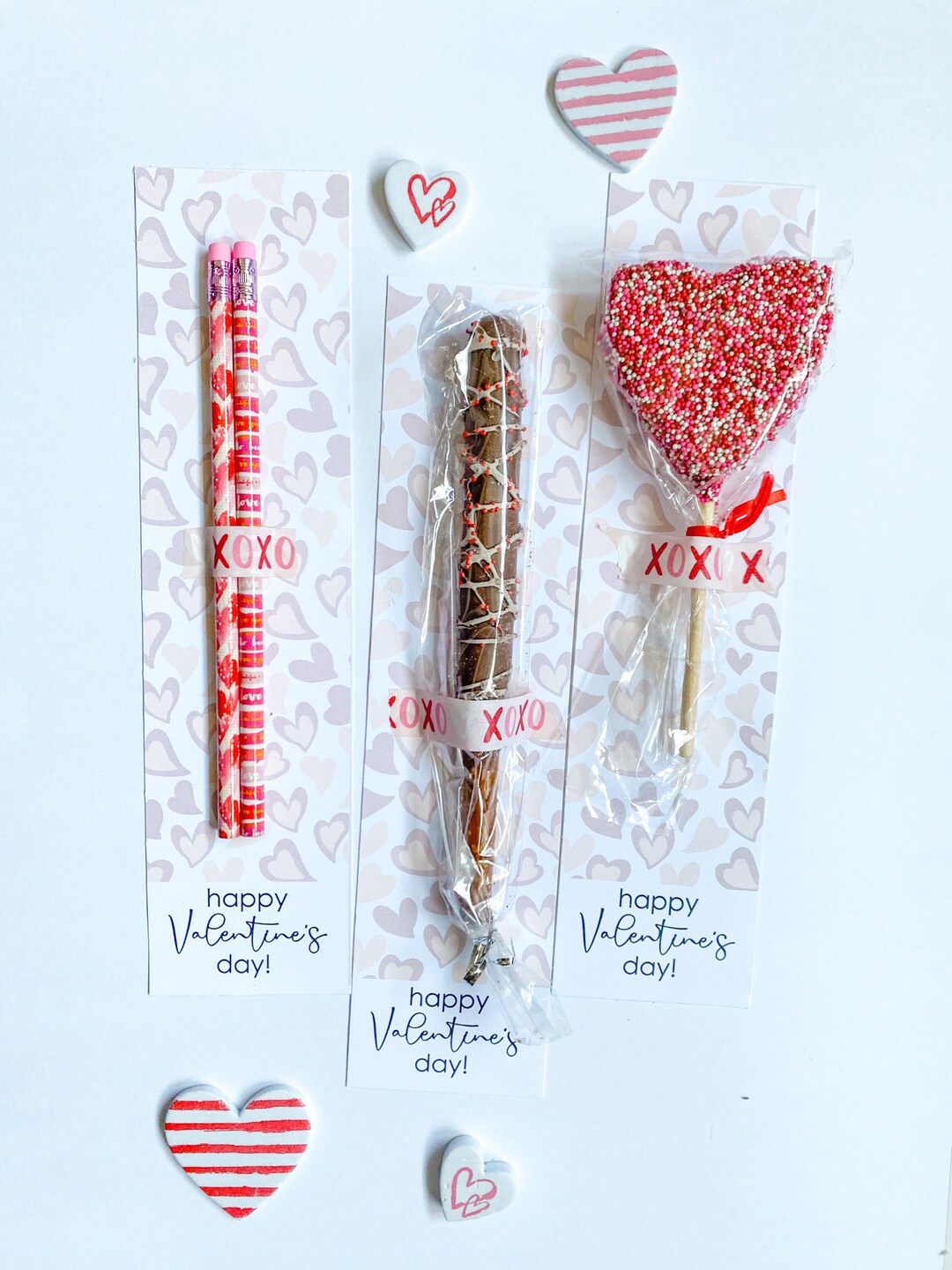 Pretzel Rod Valentine Tag, Printable Valentine Cards, Lollipop Card ...