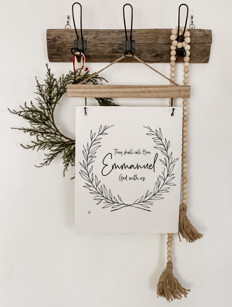 Emmanuel Print God With Us Sign Christmas Printable Wall - Etsy