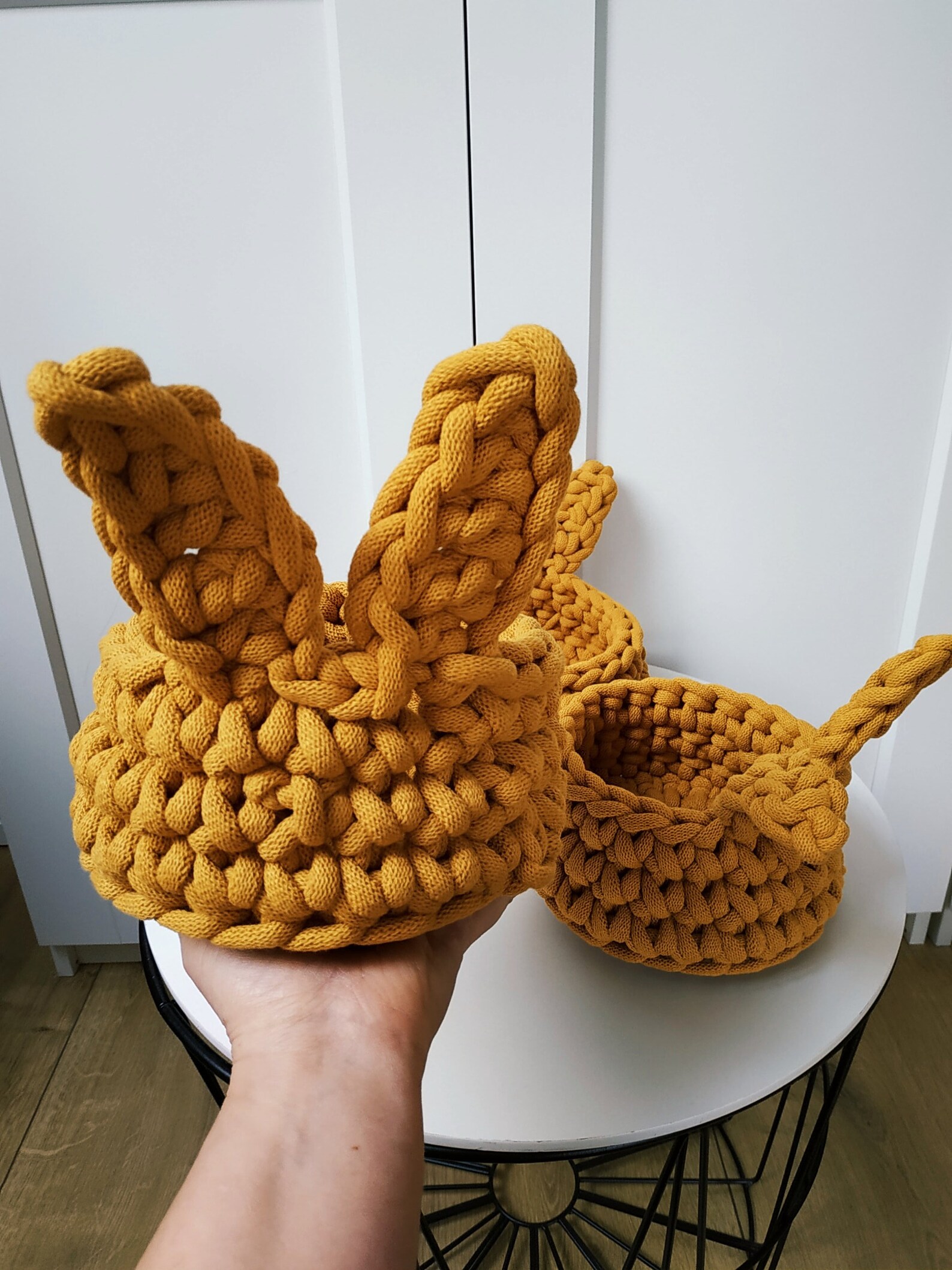 Bunny Basket With Ears, Basket in the Shape of a Bunny Ideal as an ...
