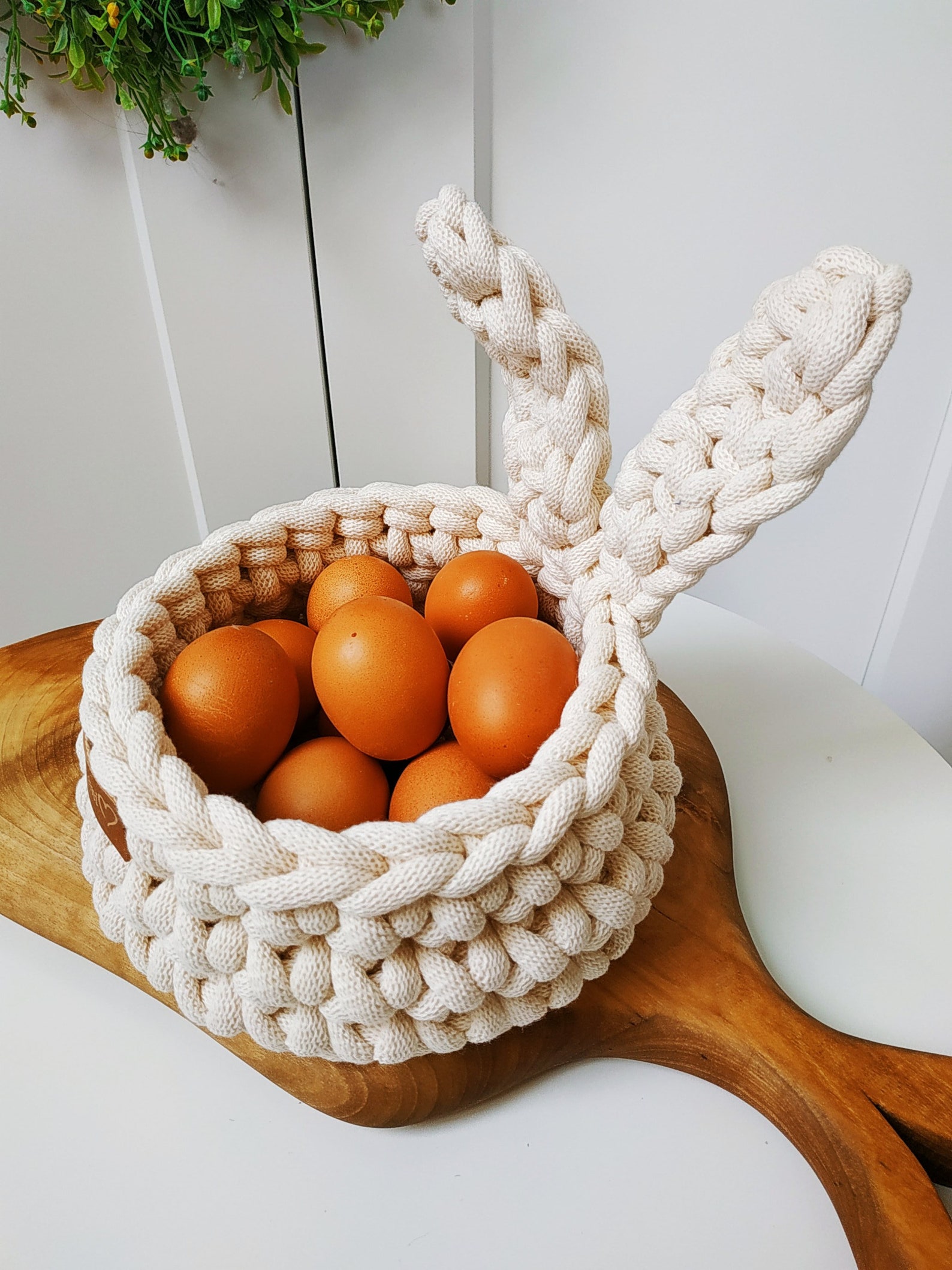 Bunny Basket With Ears, Basket in the Shape of a Bunny Ideal as an ...