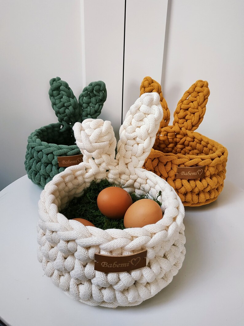 Bunny Basket With Ears, Basket in the Shape of a Bunny Ideal as an ...