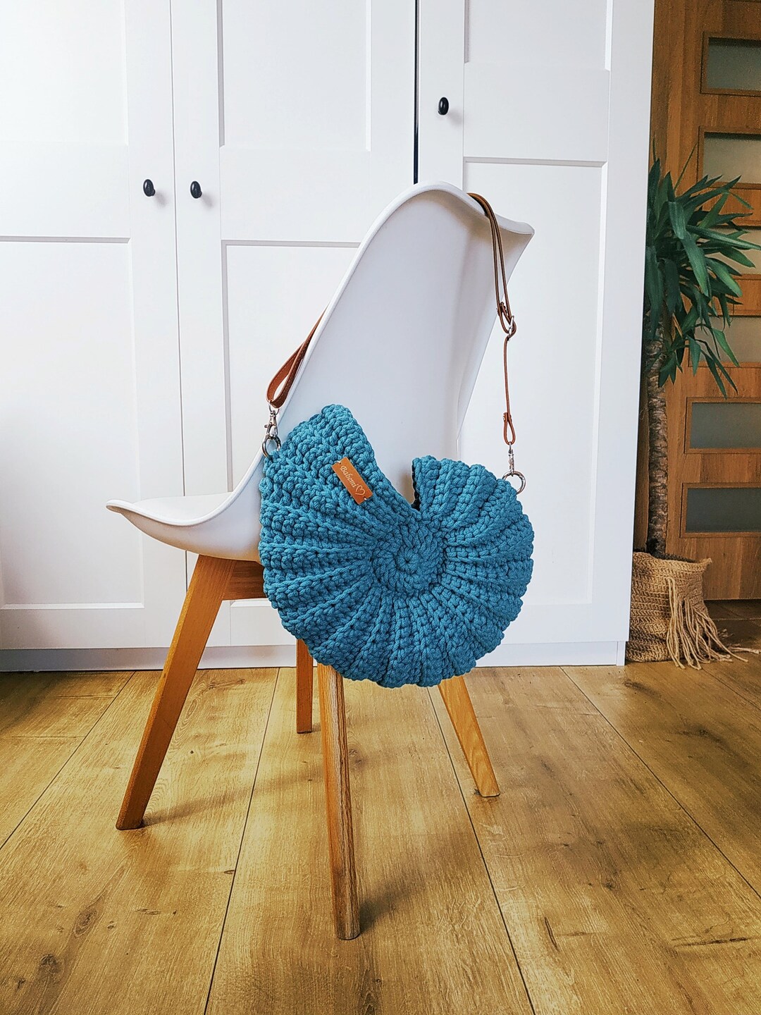Coastal Bag Shell Bag Crochet for Sale Unusual Shell-shaped - Etsy
