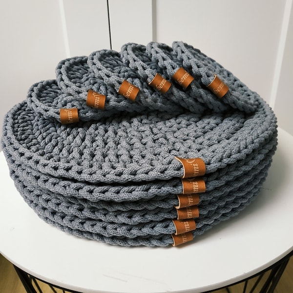 Knitted Placemats - Etsy