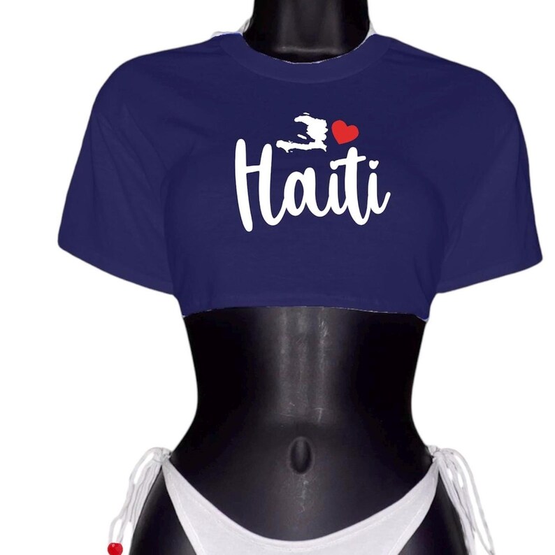 Haiti 1804 Bikini, Shirt Bikini, Beach Set, Haiti 2 Piece - Etsy