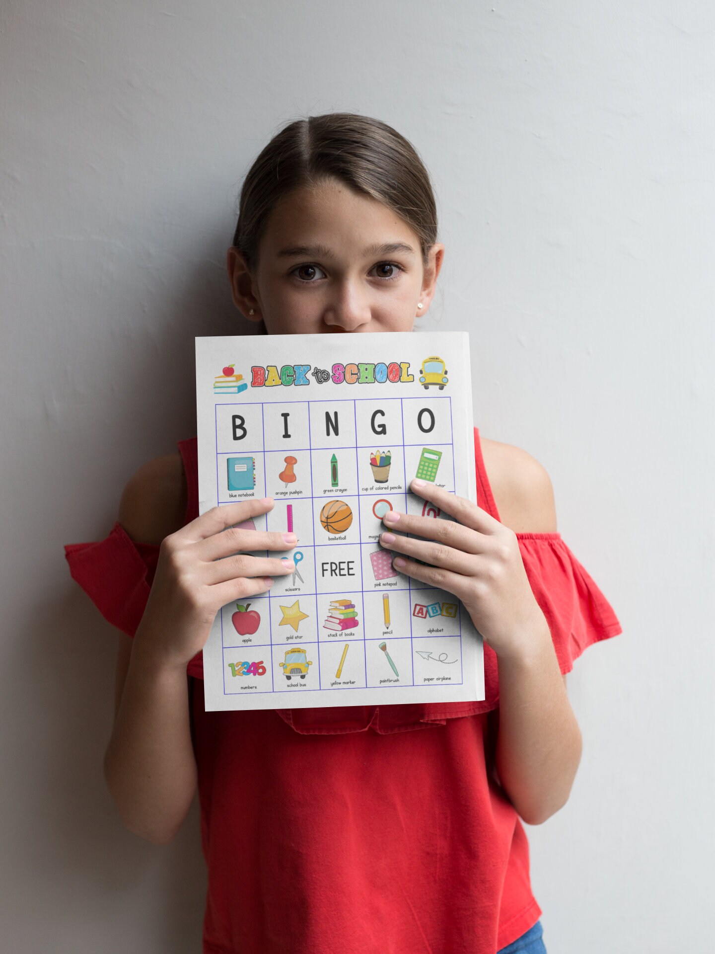 Printable Back to School Bingo Game, Class Party Game, Classroom Bingo ...