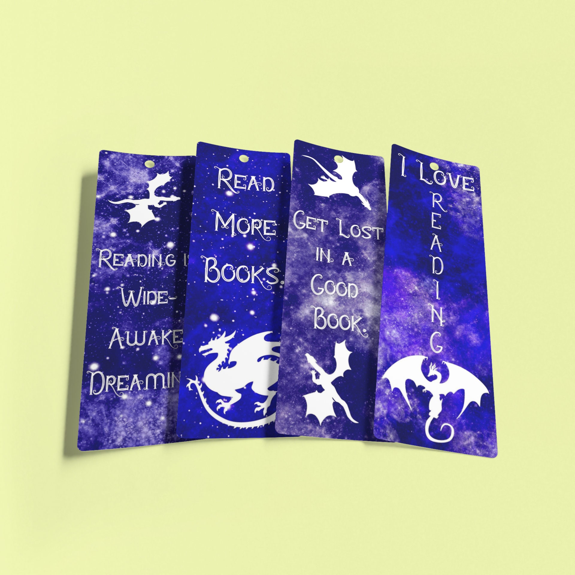 Dragon Bookmarks- Set of 8, Printable Dragon Bookmarks for Kids ...
