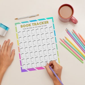 Printable Book Tracker for Kids, Summer Reading Tracker Printable ...