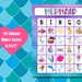 Mermaid Bingo Game, Mermaid Birthday Party Bingo, Classroom Game for ...