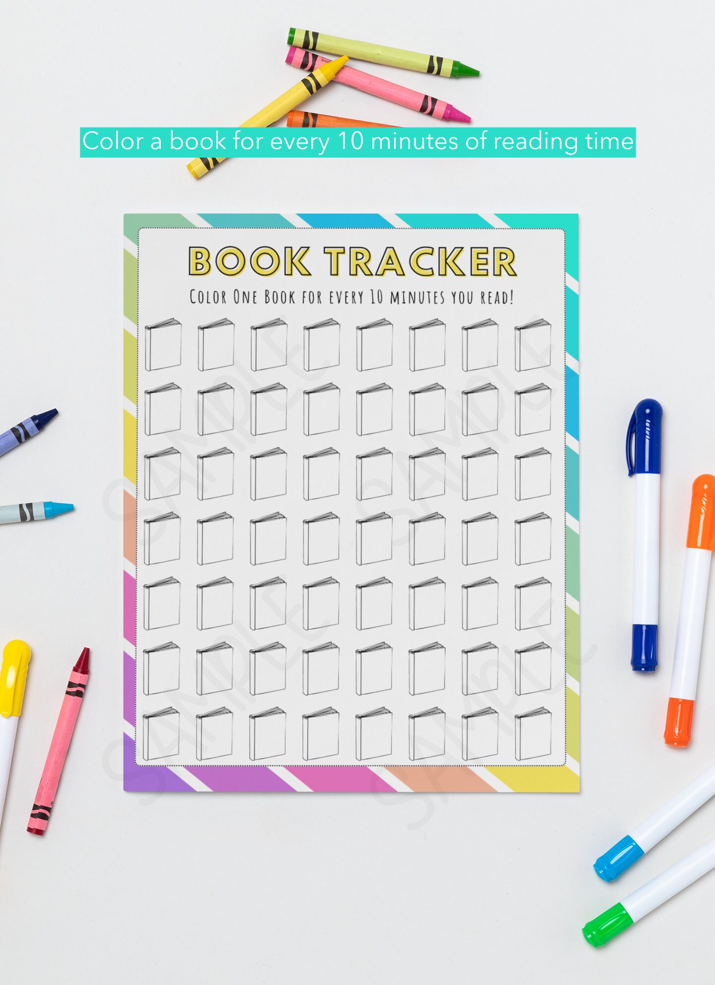 Printable Book Tracker for Kids, Summer Reading Tracker Printable ...