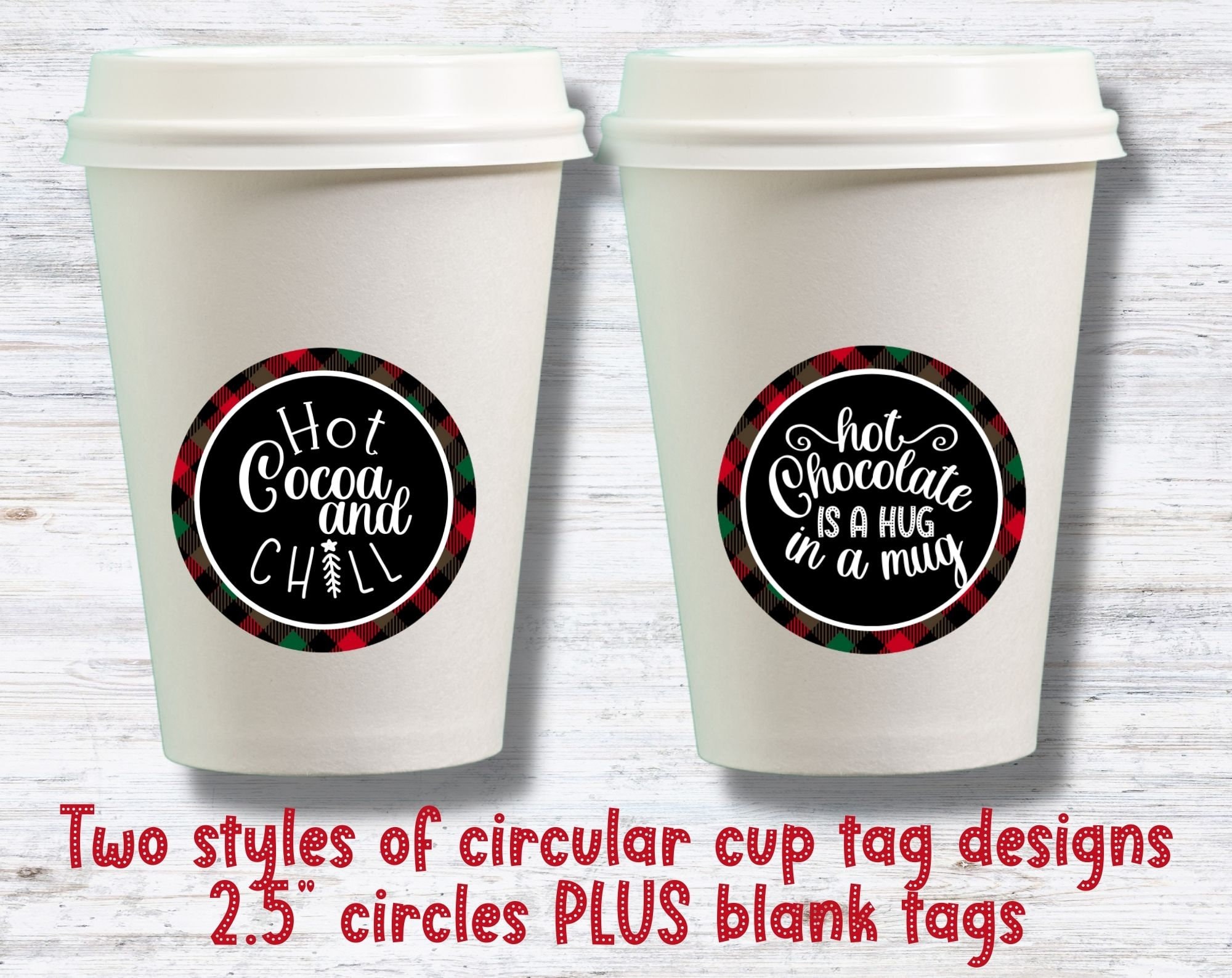 Hot Chocolate Bar Kit Instant Download Printable, Christmas Hot ...