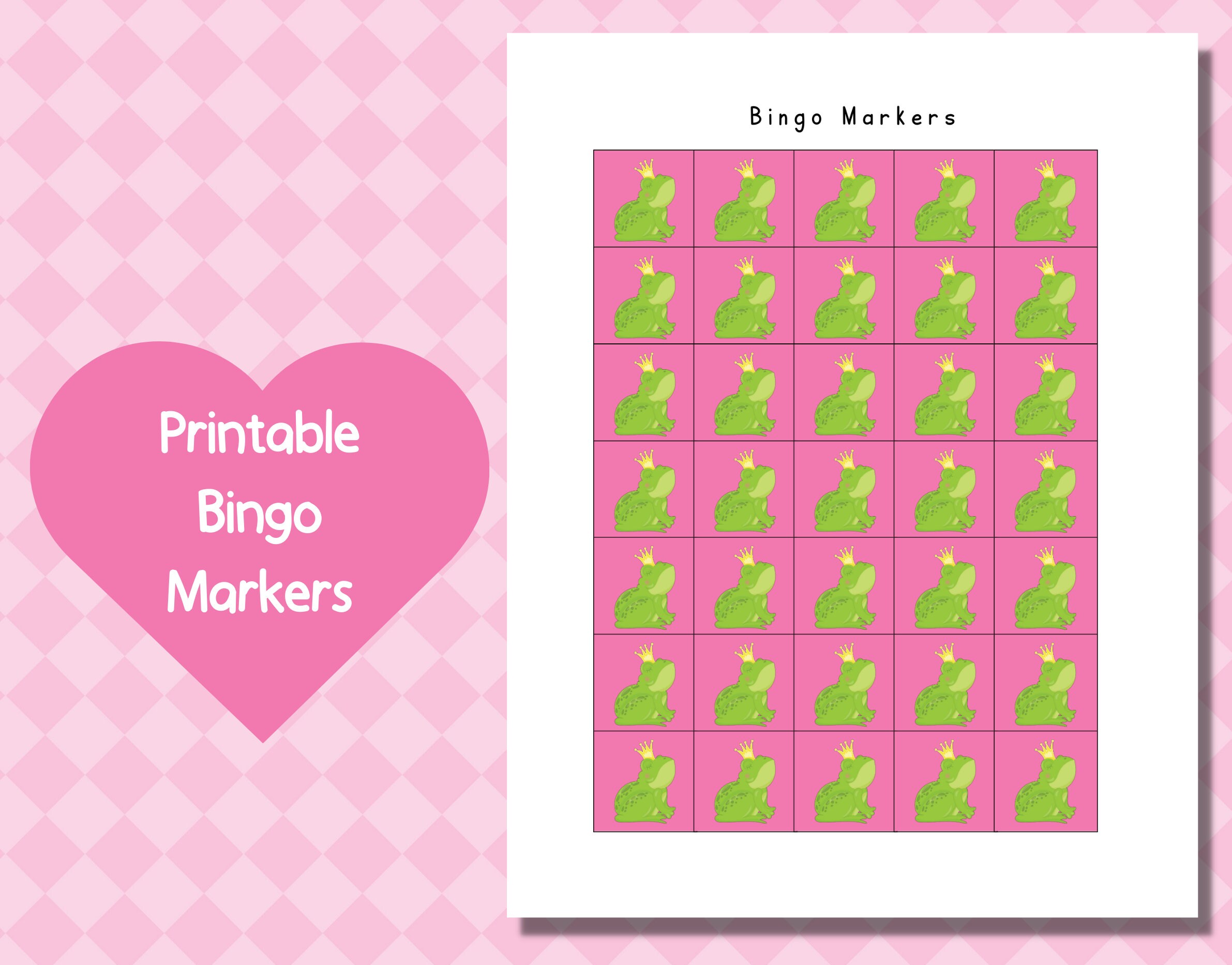 Princess Bingo Game, Princess Birthday Party Bingo, Classroom Game for ...