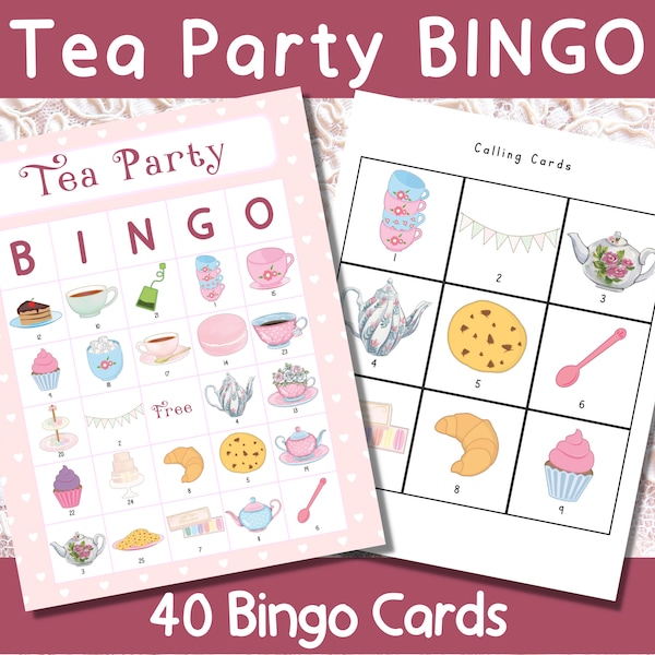 Tea Party Game - Etsy