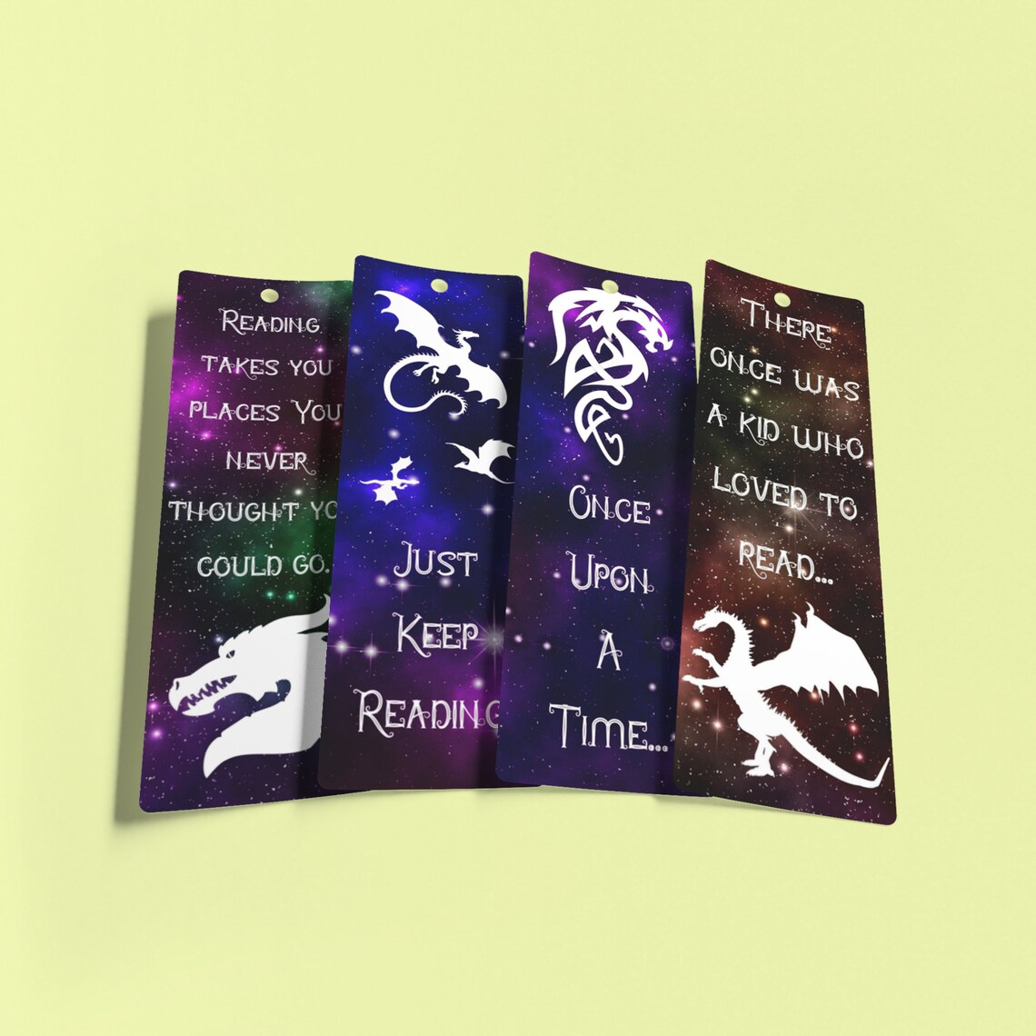 Dragon Bookmarks Set of 8 Printable Dragon Bookmarks for - Etsy