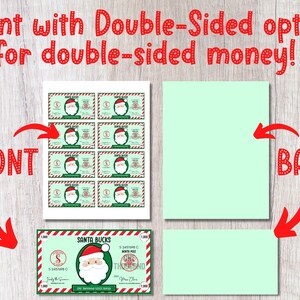 Christmas Printable Play Money Santa Bucks Fake Christmas - Etsy Canada