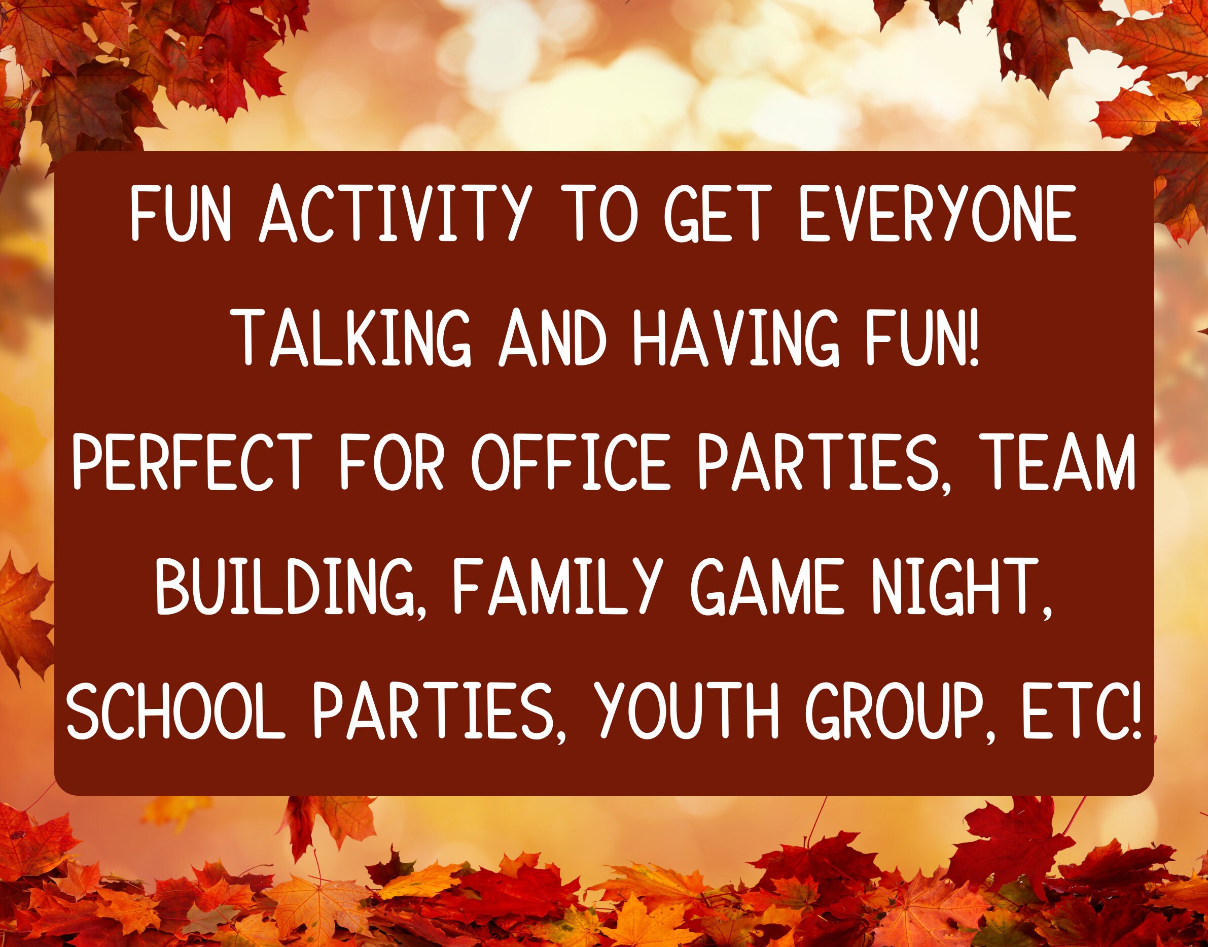 Fall What's on Your Phone, Fall Icebreaker Games, Printable Fall Game ...