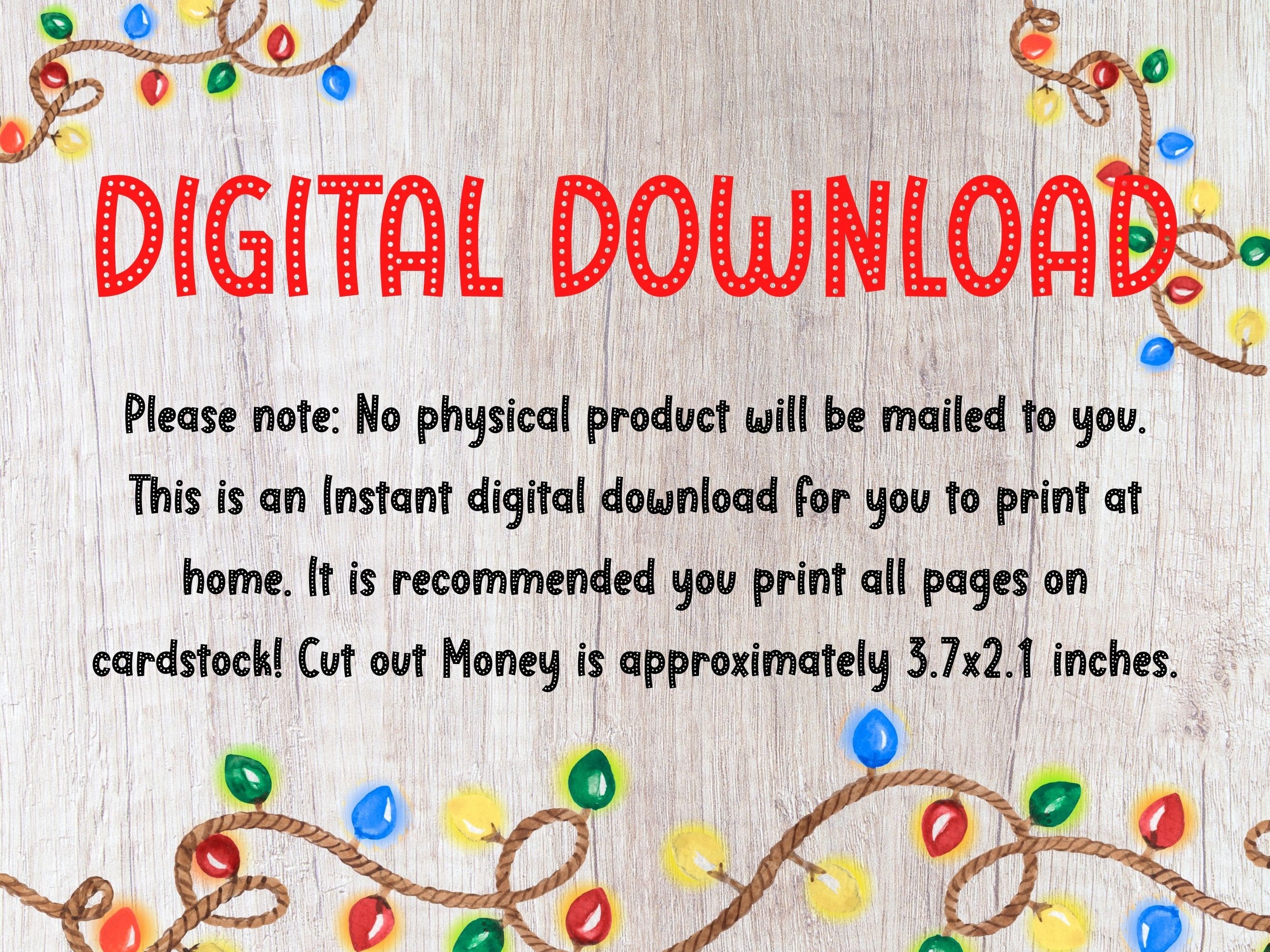 Editable Christmas Printable Play Money, Santa Bucks, Fake Christmas ...