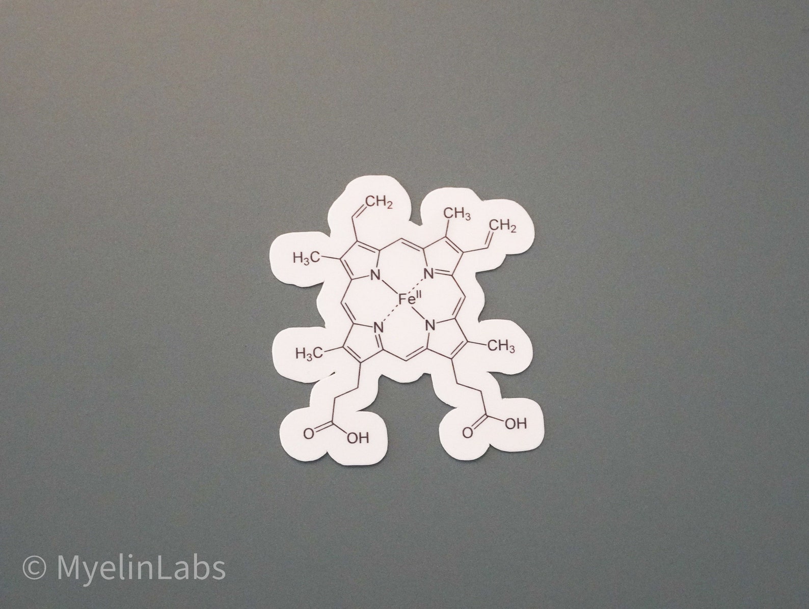 Heme Sticker, Hematology Molecule Sticker, Blood Stem Cell Science ...