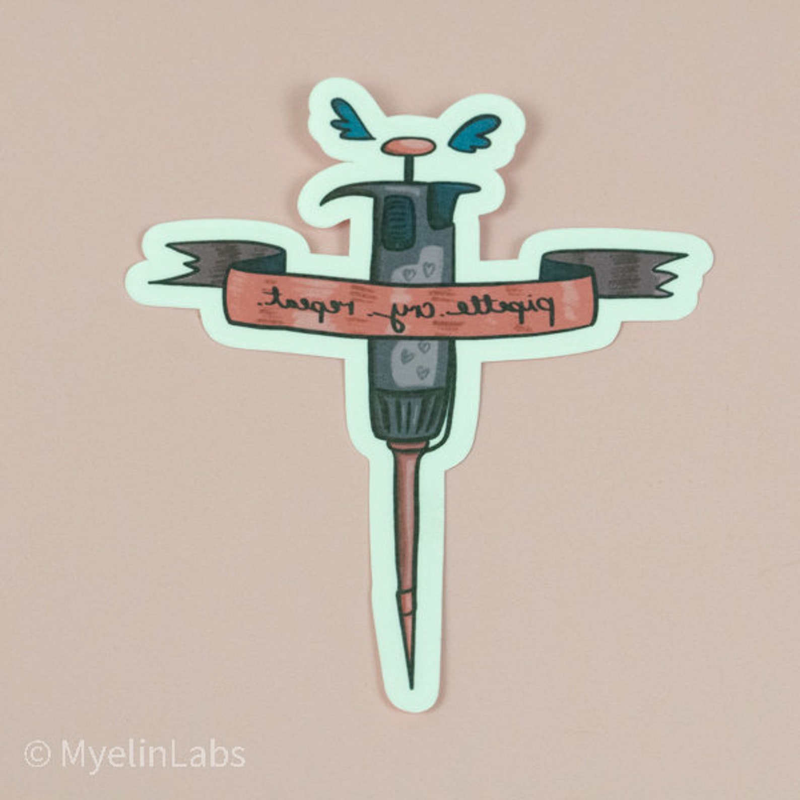 PCR Pipette Tattoo, Cheeky Microbiology Tattoo, Science Tattoo, Medical ...