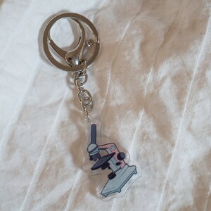 Microscope Keychain, Molecular Biology Keychain, Science Keychain ...