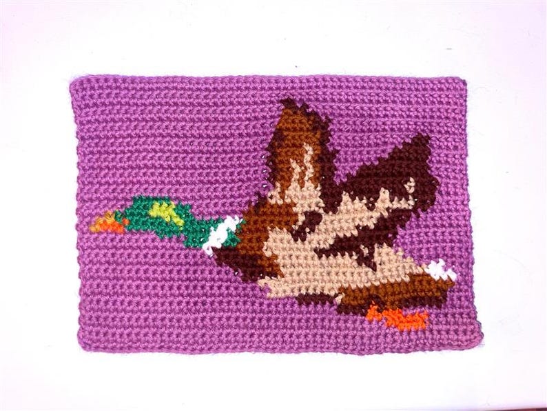 Mallard Duck in Flight Tapestry Crochet Pattern - Etsy