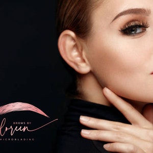 Microblading Logo, Brow Logo, Makeup Logo, Beauty Logo, Cosmetic Logo ...